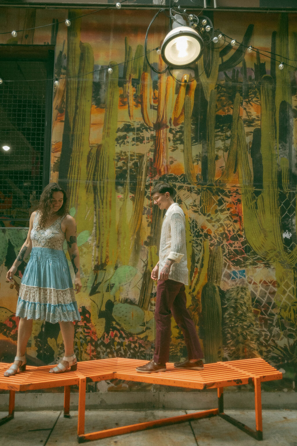 Fun + Colorful Detroit Engagement Session - marissadillonphotography.com